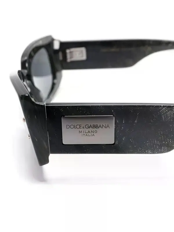 Dolce & Gabbana Logo-plaque Sunglasses