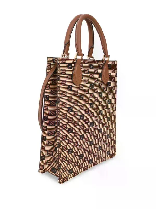 Moreau Monogram-print Tote Bag - Brown