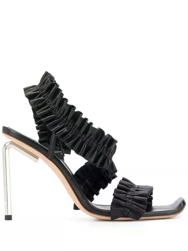 Off-White Allan Ruffle Sandals