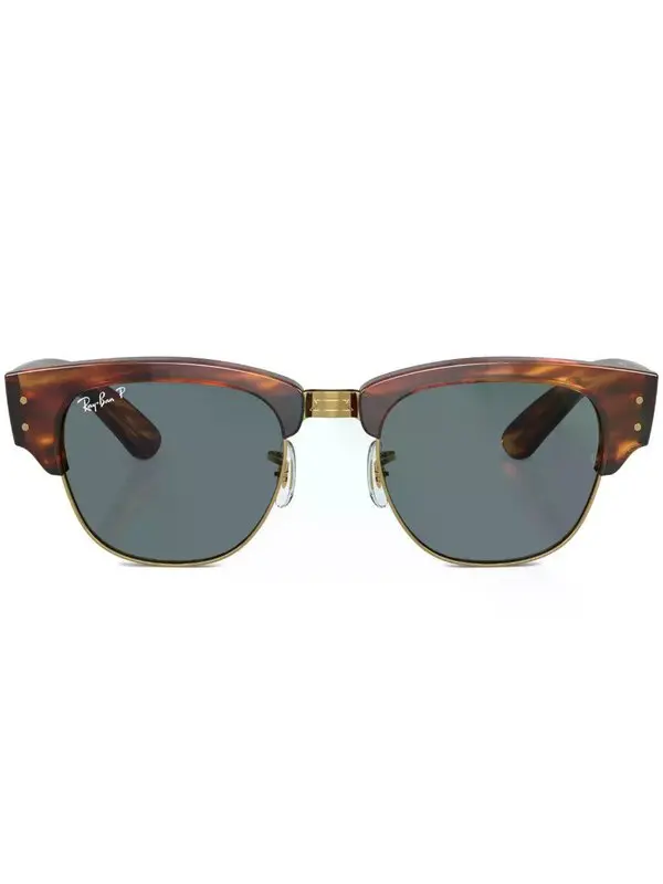 Ray-ban Mega Clubmaster Tortoiseshell-effect Sunglasses - Brown
