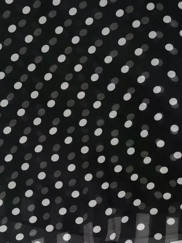 Dolce & Gabbana Polka-dot Silk Scarf