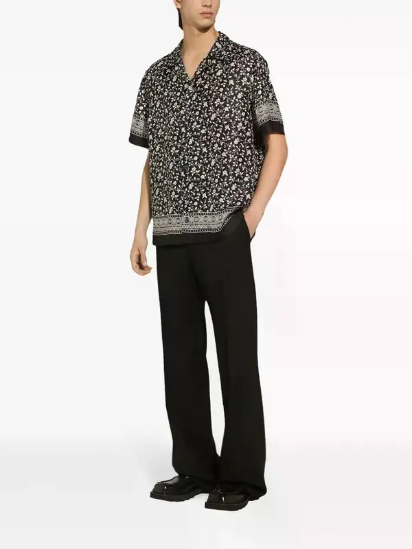 Dolce & Gabbana Stretch-wool Straight-leg Trousers