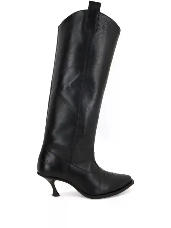 Vaquera Leather Western Boots
