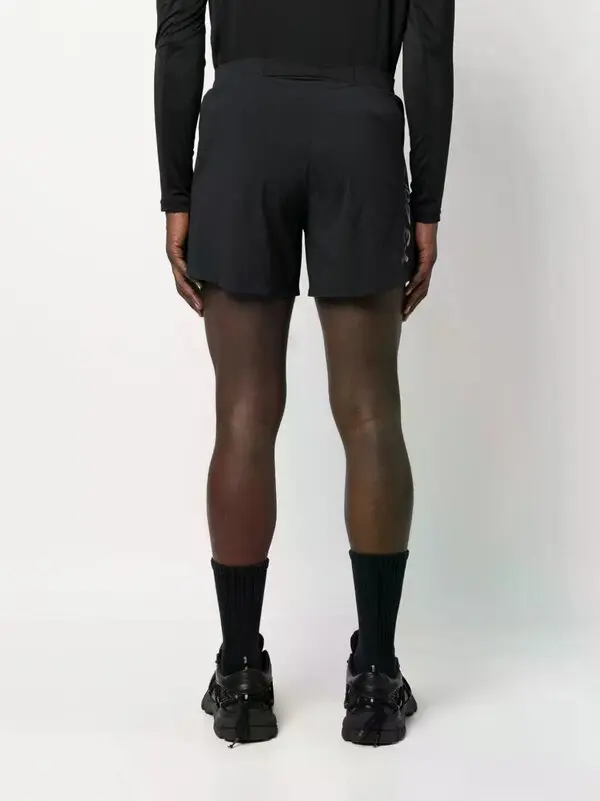 Y3 Logo-print Elasticated-waist Shorts