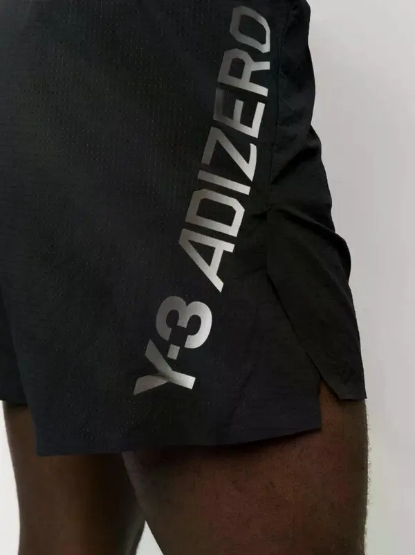 Y3 Logo-print Elasticated-waist Shorts