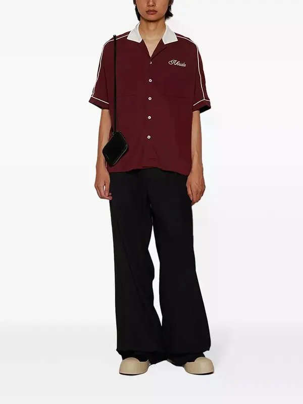 Rhude Chamonix Mont-blanc Bowling Shirt