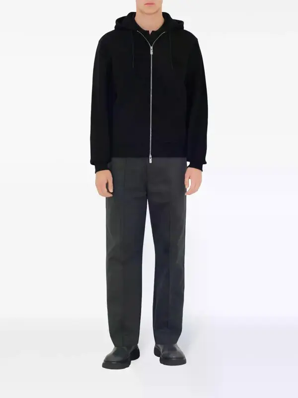 Burberry Logo Zip Hoodie