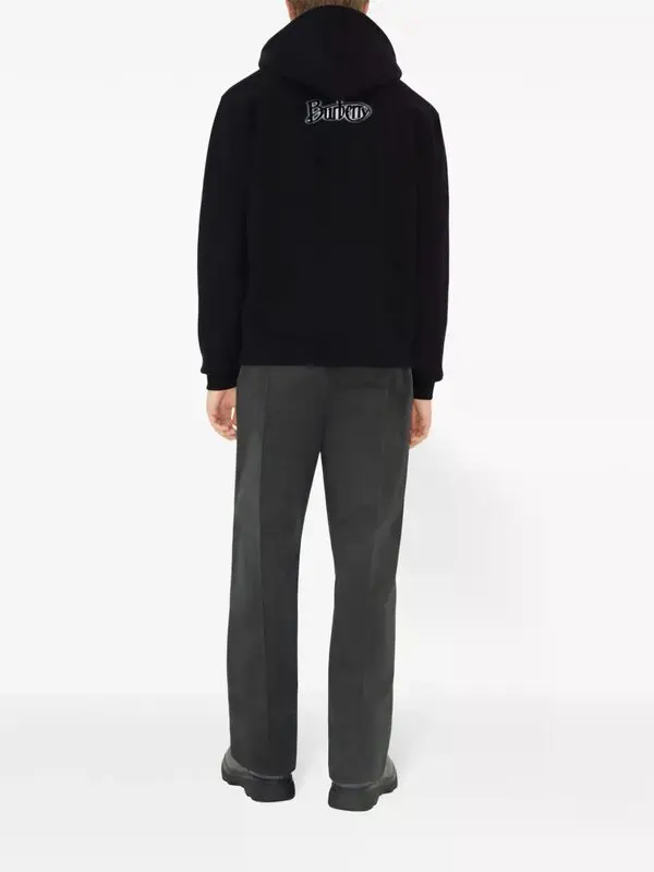 Burberry Logo Zip Hoodie