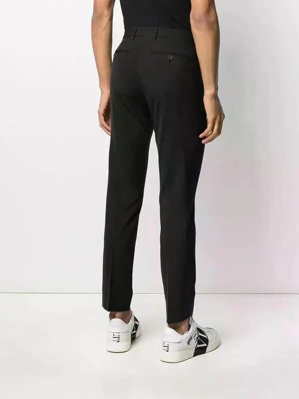 Valentino Garavani Slim-fit Tailored Trousers - Black