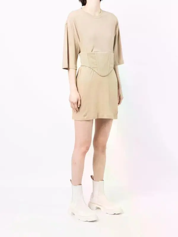 DION LEE Corset-detail Tunic Top
