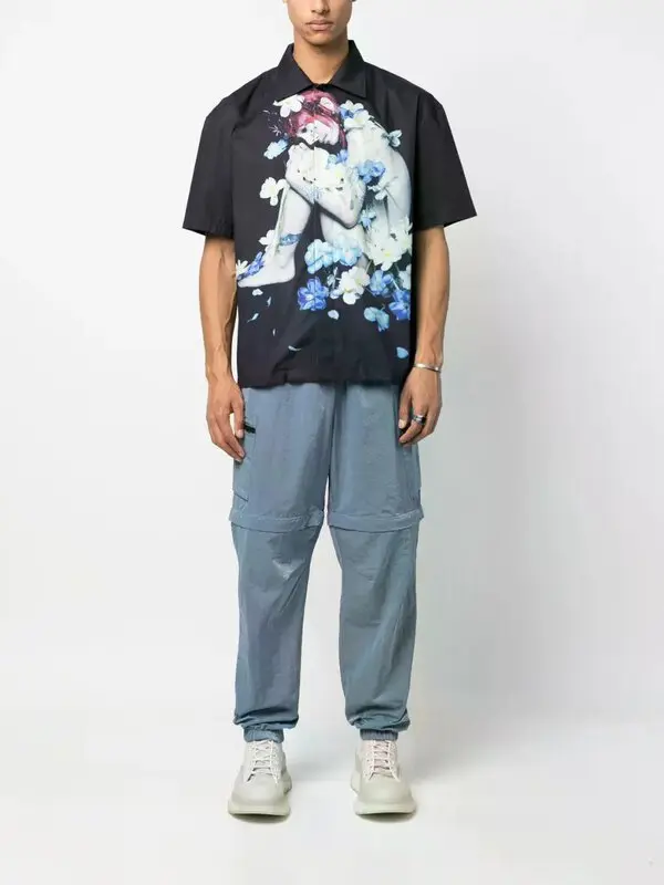 KUSIKOHC Photograph-print Short-sleeve Shirt
