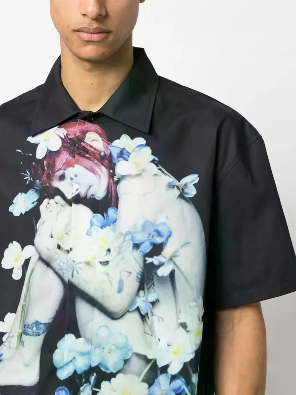 KUSIKOHC Photograph-print Short-sleeve Shirt