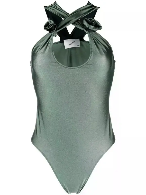 Coperni Crossover Flower-detail Bodysuit