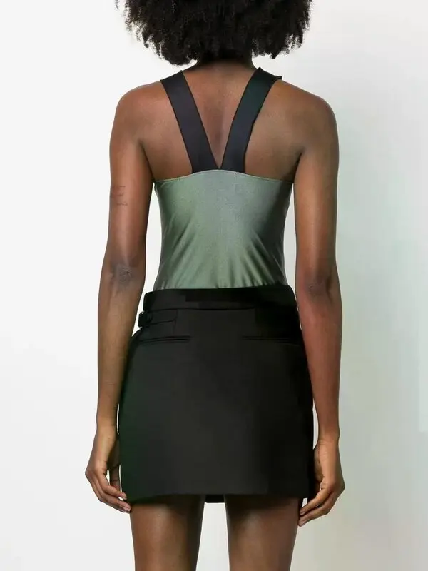 Coperni Crossover Flower-detail Bodysuit