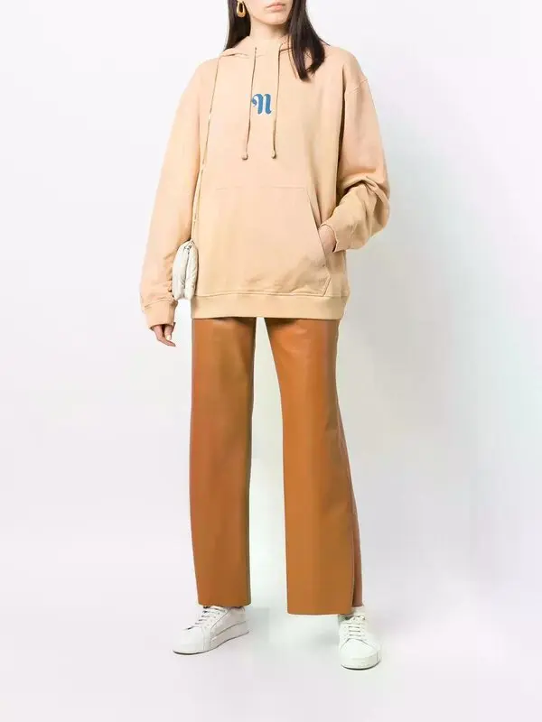 Nanushka Organic Cotton Hoodie With Logo Print