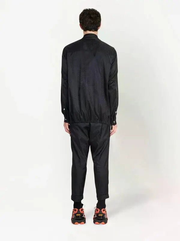 Balmain Monogram Button-up Over Shirt