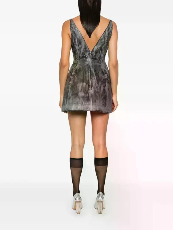 Marni Flared Mini Dress - Grey