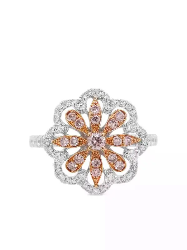 HYT JEWELRY 18k White Gold, Platinum, And Diamond Ring - Silver
