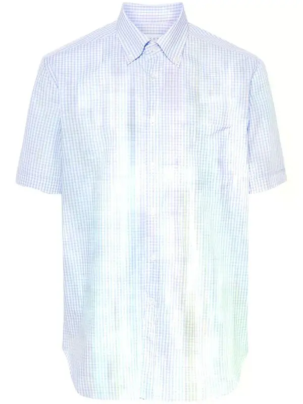 XACUS Check-pattern Cotton Shirt
