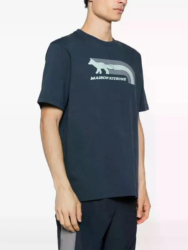 Maison Kitsuné Fox-motif Cotton T-shirt