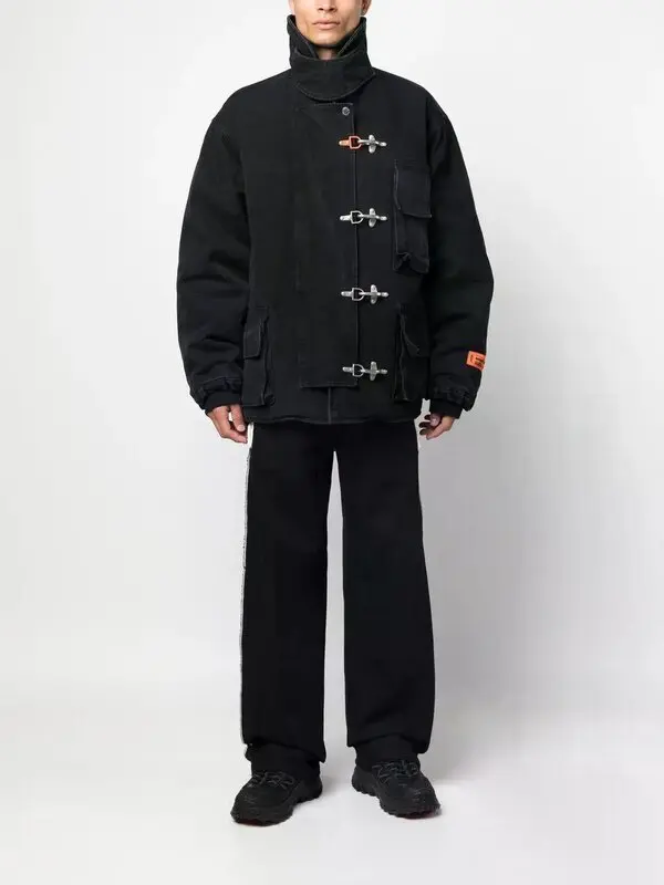 Heron Preston Toggle-fastening Canvas Jacket