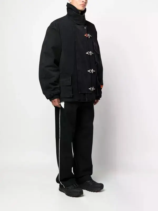 Heron Preston Toggle-fastening Canvas Jacket