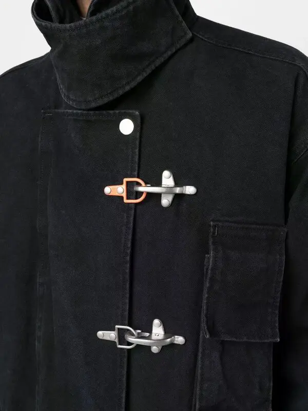 Heron Preston Toggle-fastening Canvas Jacket