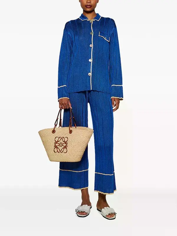 Calle Del Mar Long-sleeve Ribbed Shirt