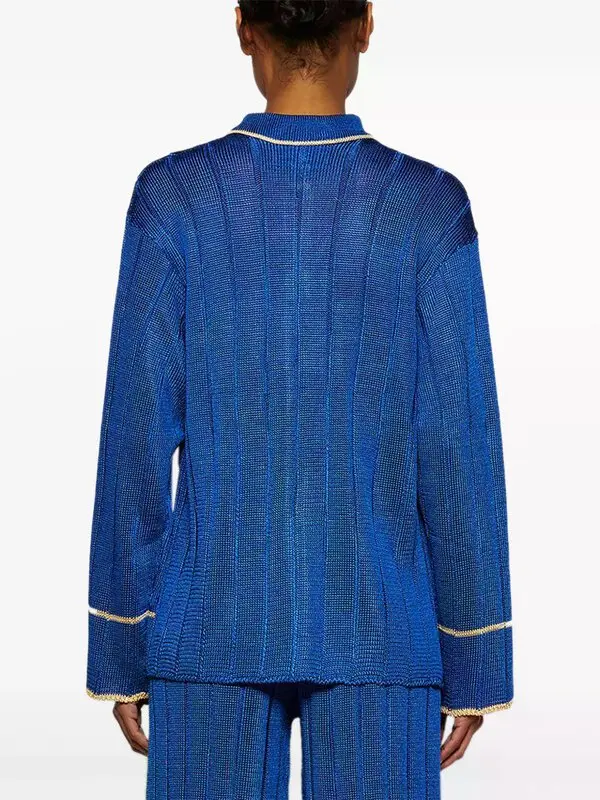 Calle Del Mar Long-sleeve Ribbed Shirt