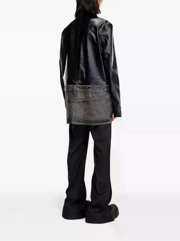 DIESEL® L-bretch Leather Jacket
