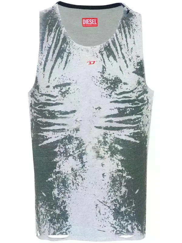 DIESEL® Embroidered-logo Tank Top