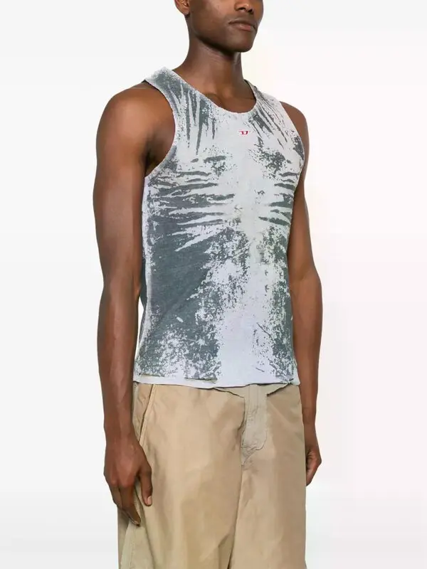 DIESEL® Embroidered-logo Tank Top