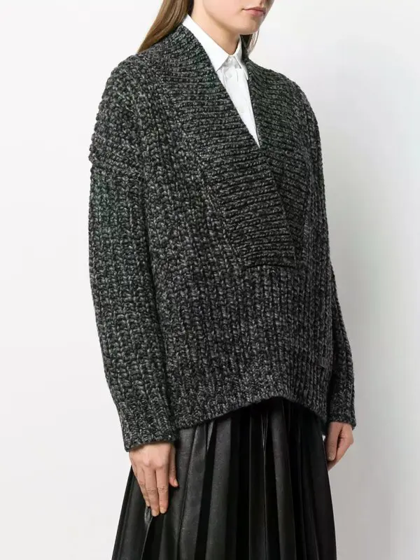 Valentino Garavani Oversized Mélange Knit Jumper
