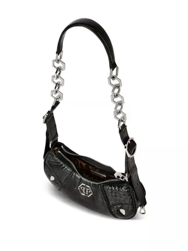 Philipp Plein Logo-plaque Leather Shoulder Bag