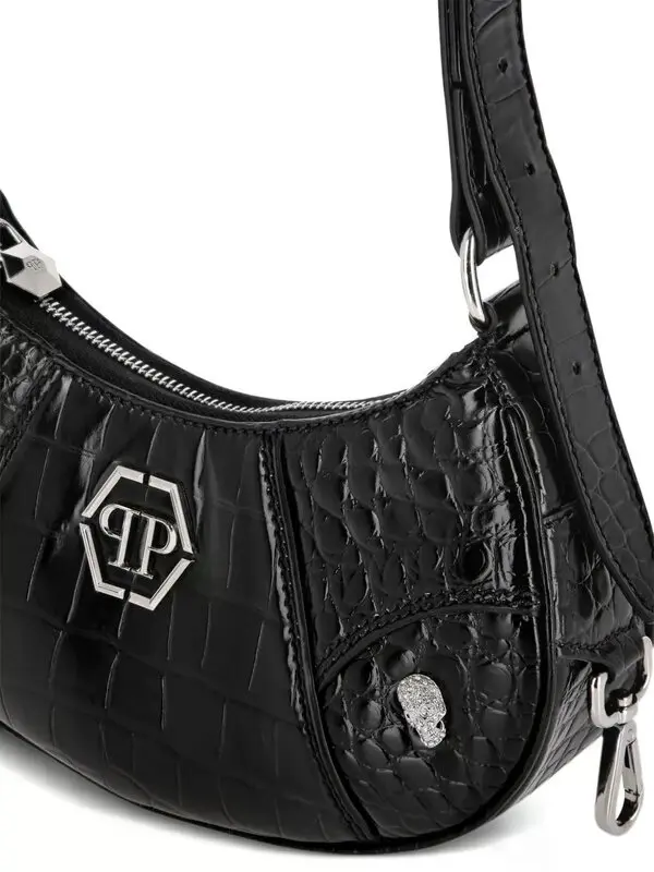 Philipp Plein Logo-plaque Leather Shoulder Bag