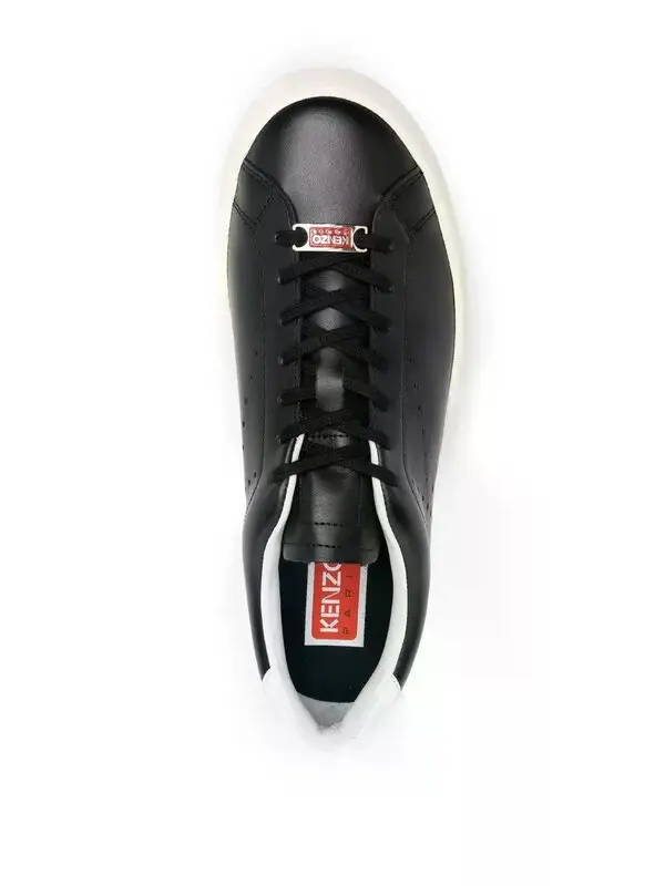 Kenzo Swing Lace-up Leather Sneakers