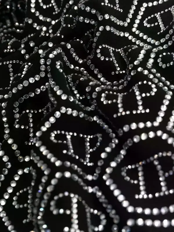 Philipp Plein Sequin-embellished Monogram Mini Dress