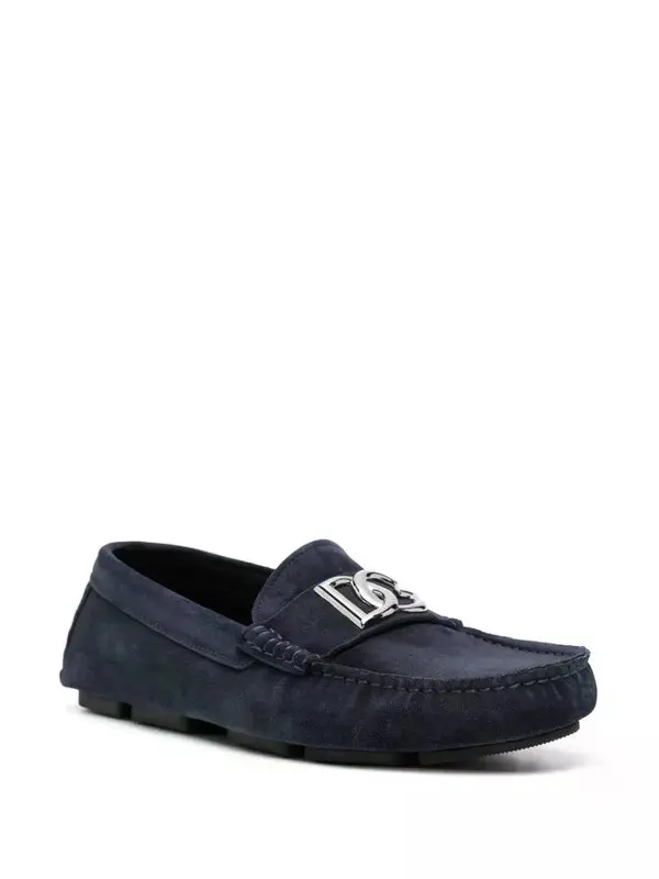 Dolce & Gabbana Logo-lettering Loafers