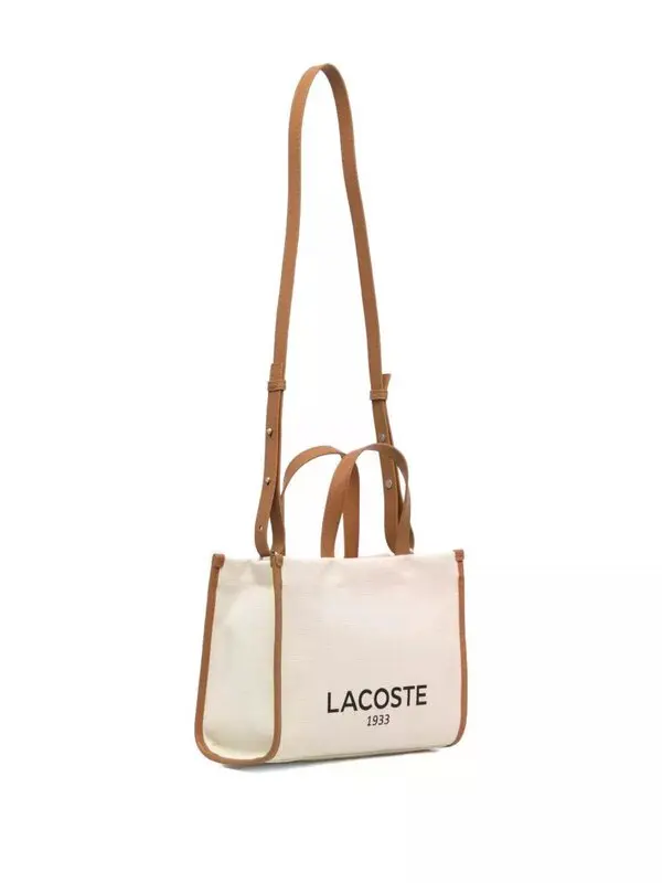 Lacoste Logo-print Tote Bag - Neutrals