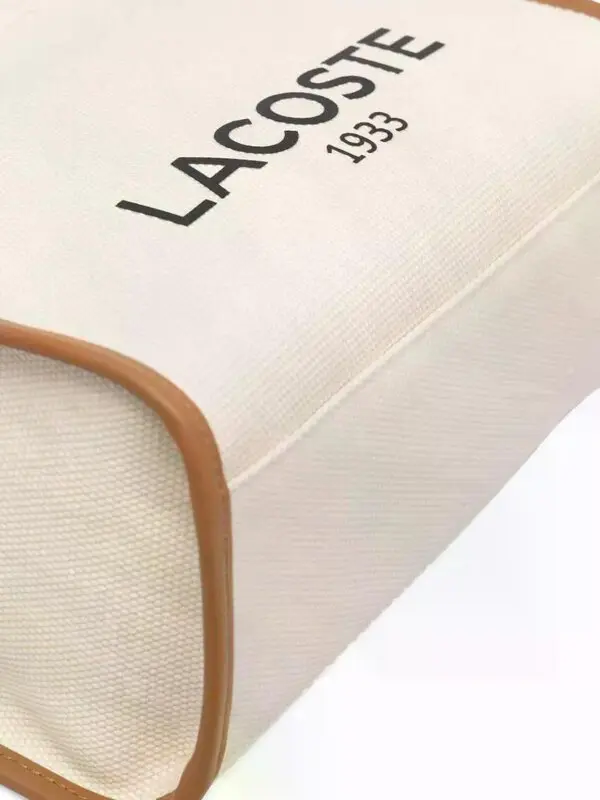 Lacoste Logo-print Tote Bag - Neutrals