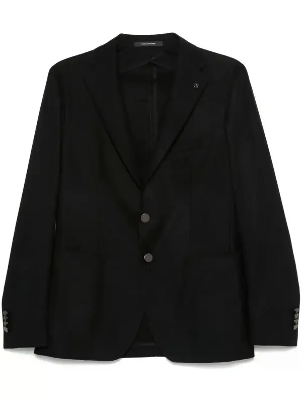 Tagliatore Brooch Detail Blazer - Black