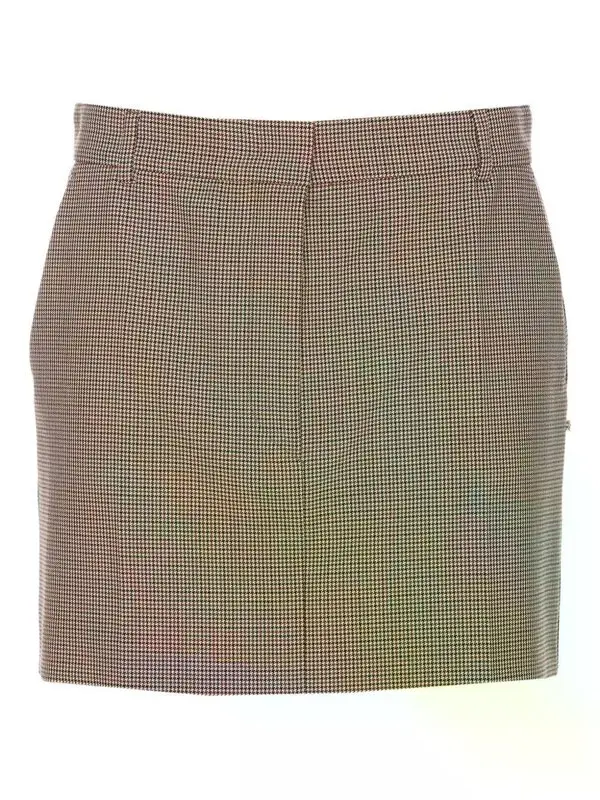 Sportmax Checked Mini Skirt