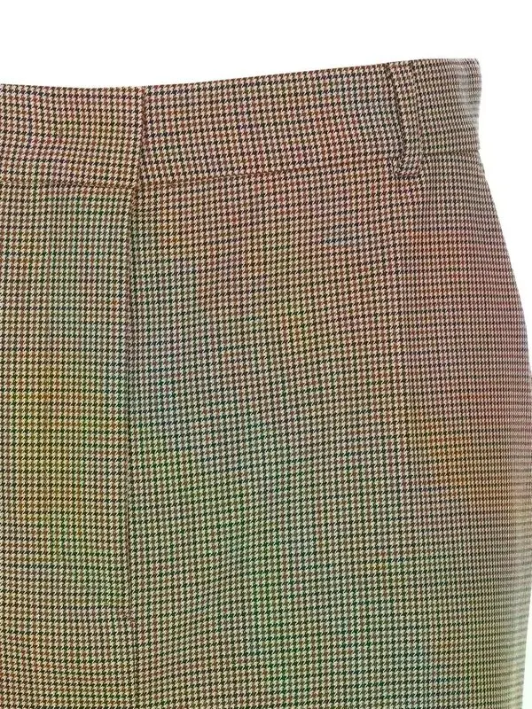 Sportmax Checked Mini Skirt