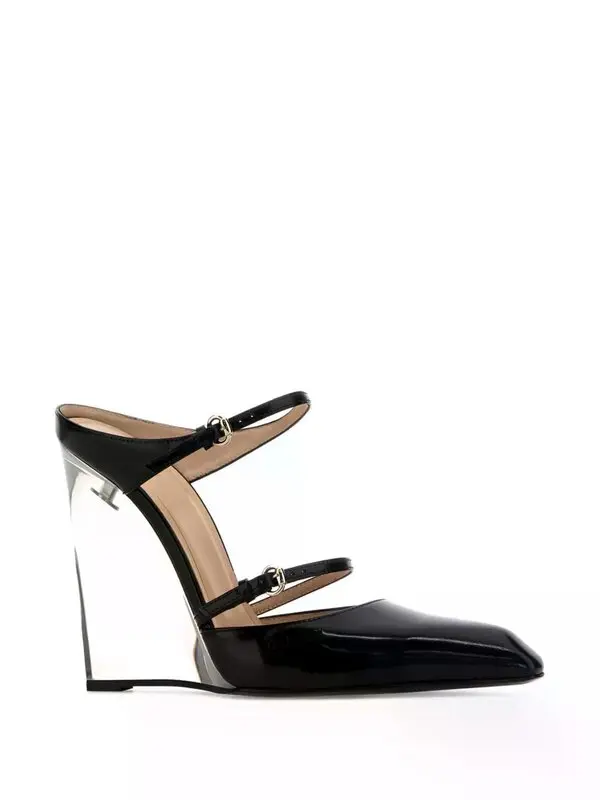Gucci 110mm Transparent Heel Mules