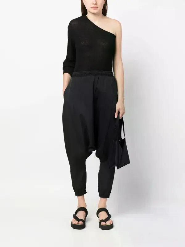 Alchemy Fashions Cropped Drop Crotch Trousers