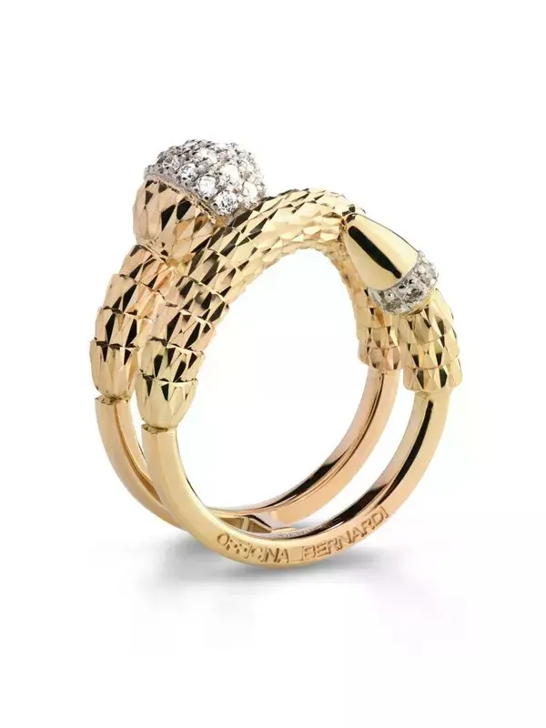 OFFICINA BERNARDI 18kt Yellow Diamond Ring
