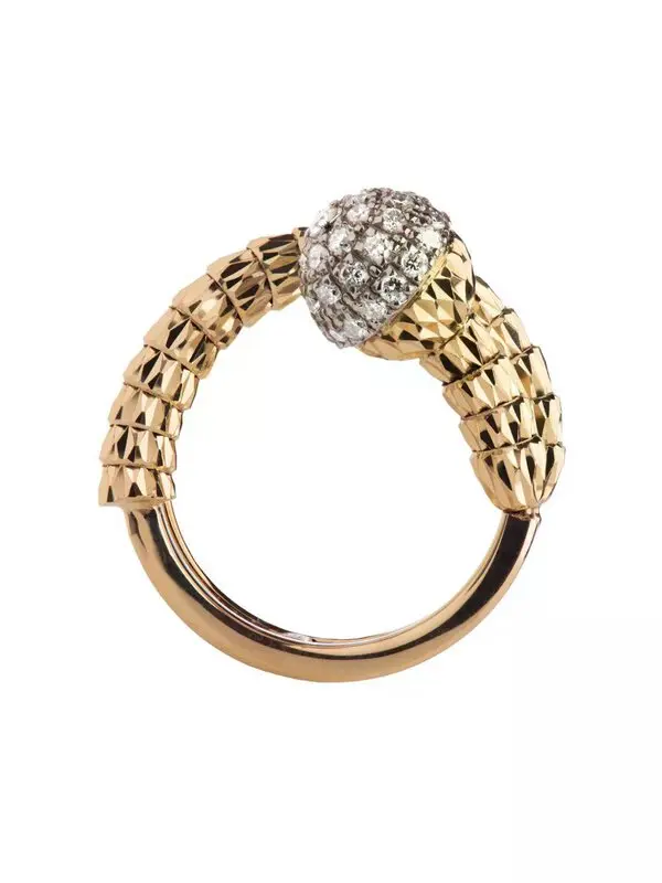 OFFICINA BERNARDI 18kt Yellow Diamond Ring
