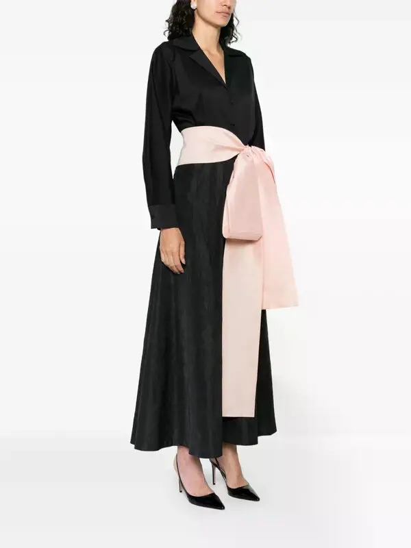 Bernadette Clarence Midi Dress - Black