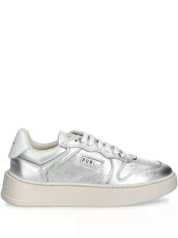 Furla Metallic Effect Trainers