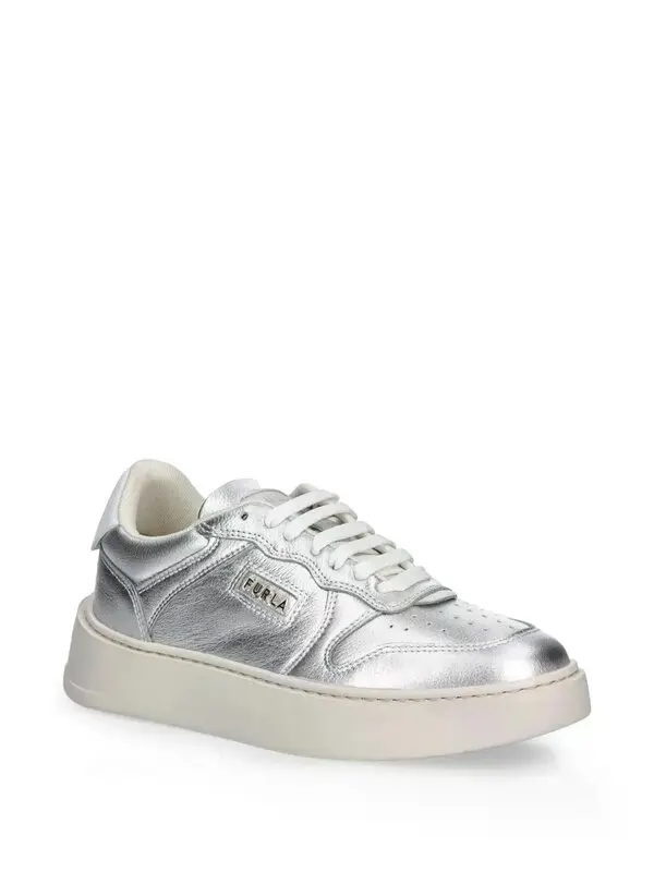 Furla Metallic Effect Trainers